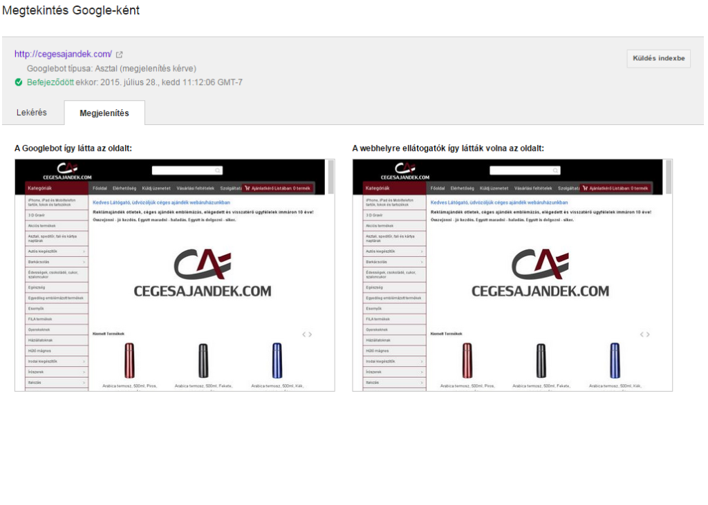 A Googlebot nem tud hozzáférni CSS- és JS-fájlokhoz - Prestashop
